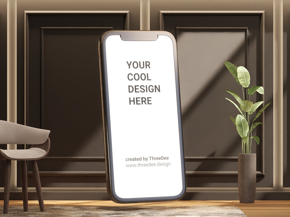 Luxury 3D mockup by Samuel Briskar for ThreeDee on Dribbble