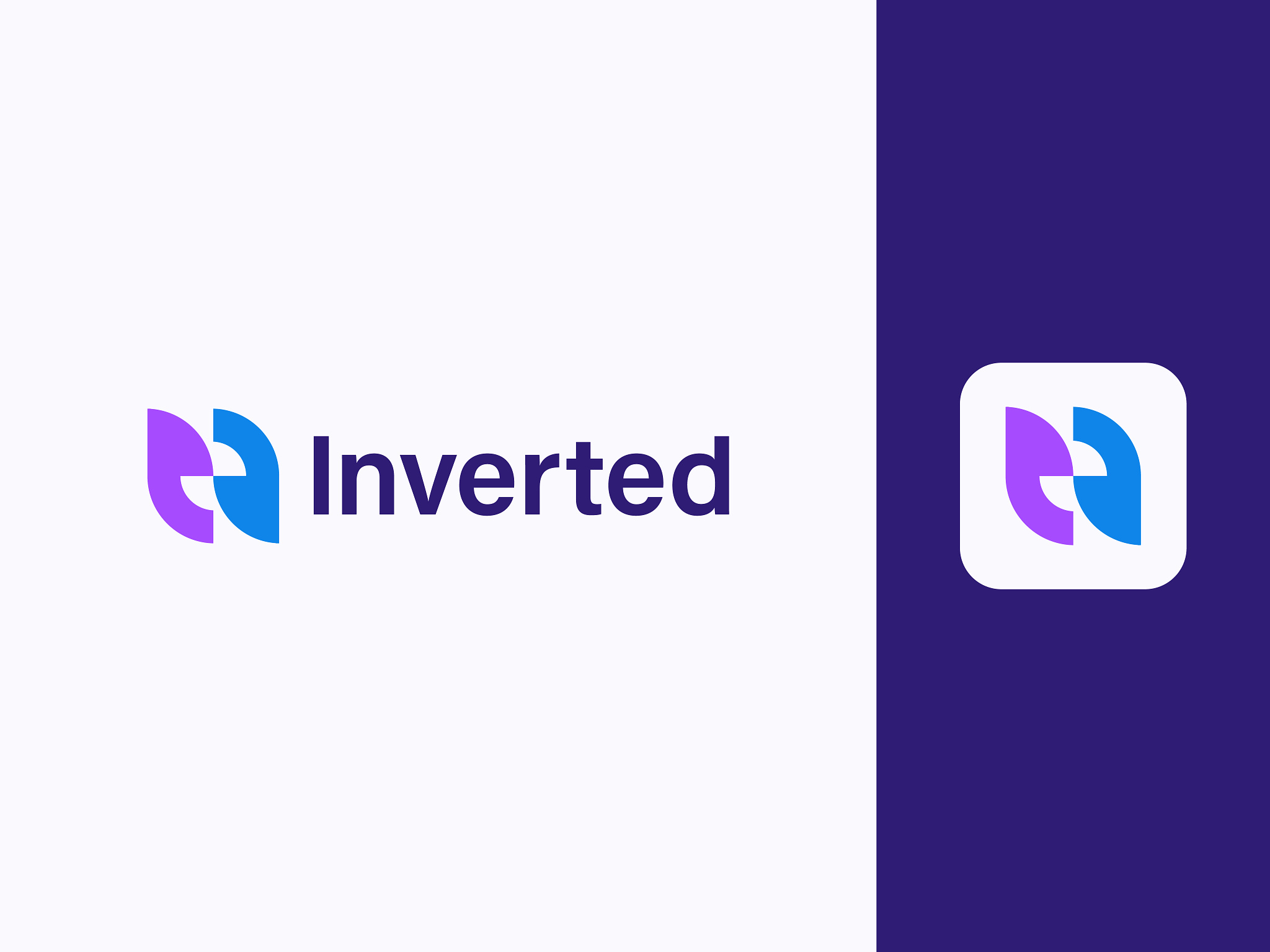 Inverted Logo Design by Prem Krishna Das on Dribbble