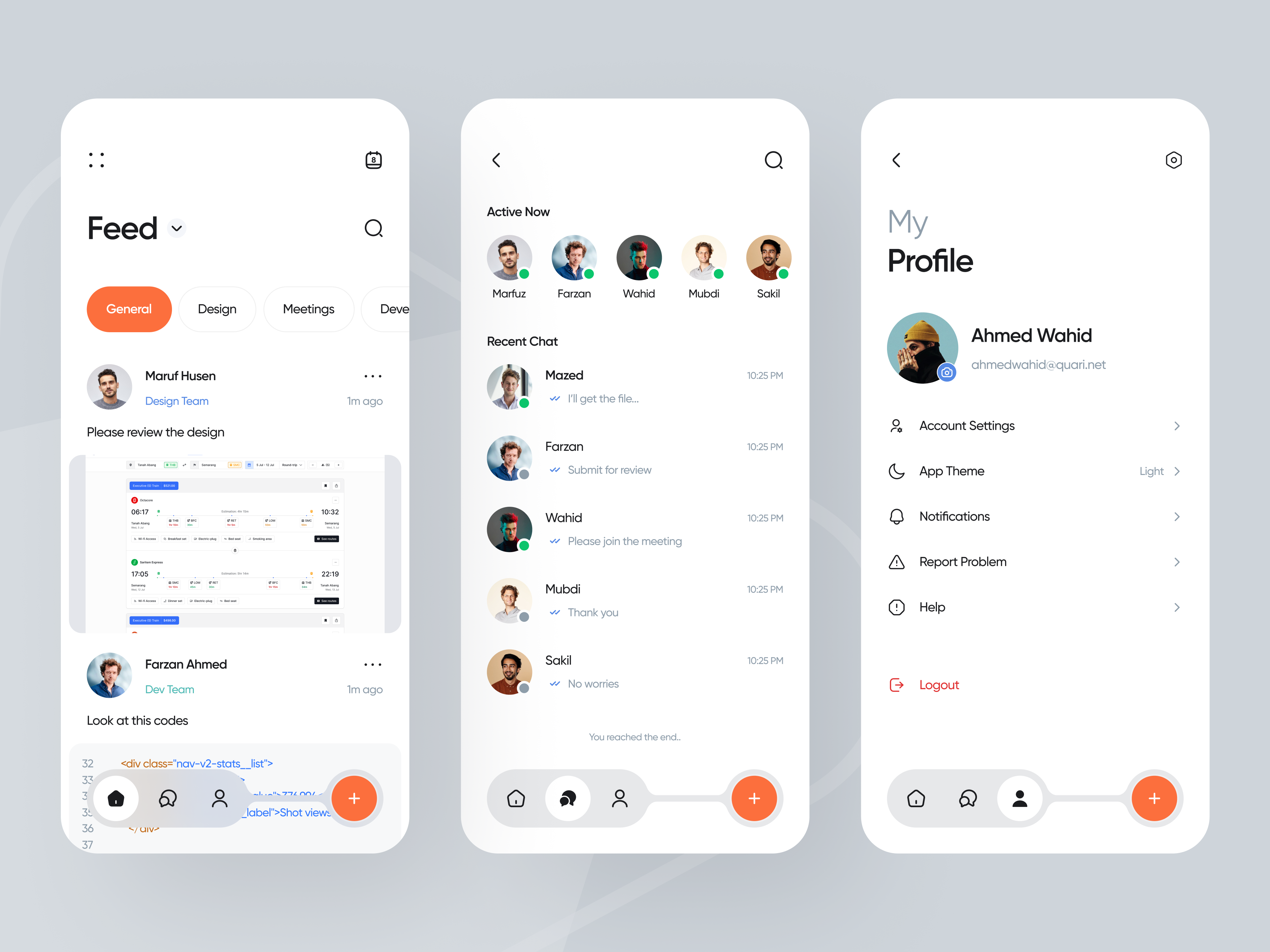 Team management app ui by Raju Husen for Piqo Studio on Dribbble