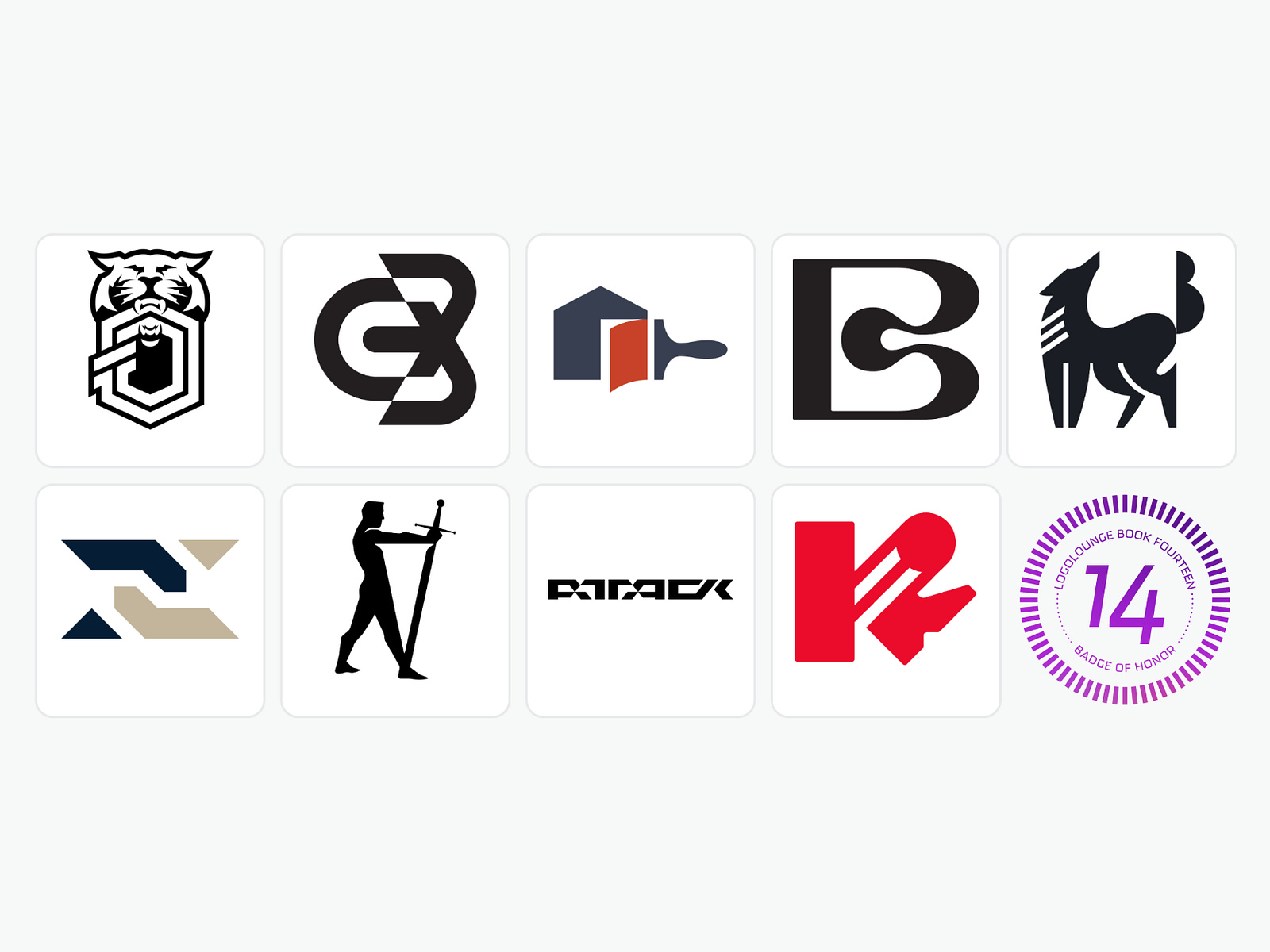 LogoLounge 14 Book Winning Logos by Ognjen Topic on Dribbble