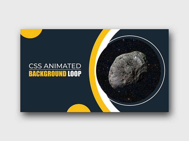 CSS Background Loop Animation by divinectorweb on Dribbble