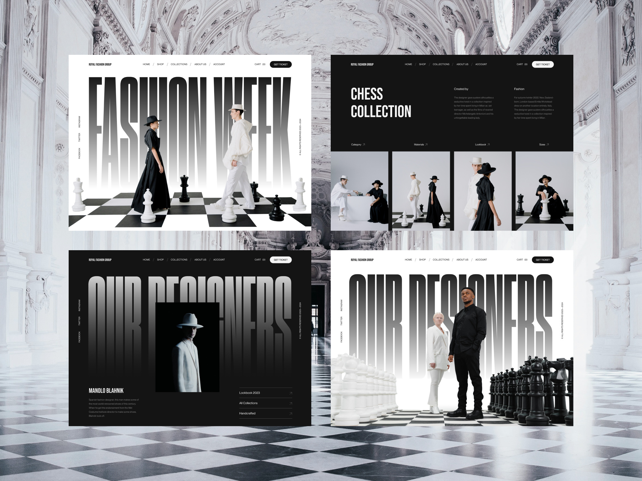 Royal Fashion — Website design by Achraf Elkaami on Dribbble