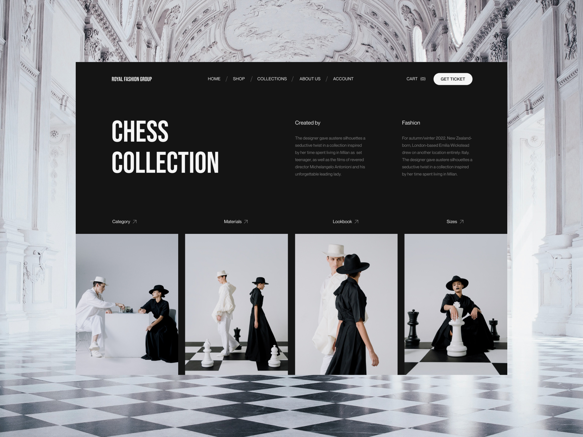 Royal Fashion — Website design by Achraf Elkaami on Dribbble