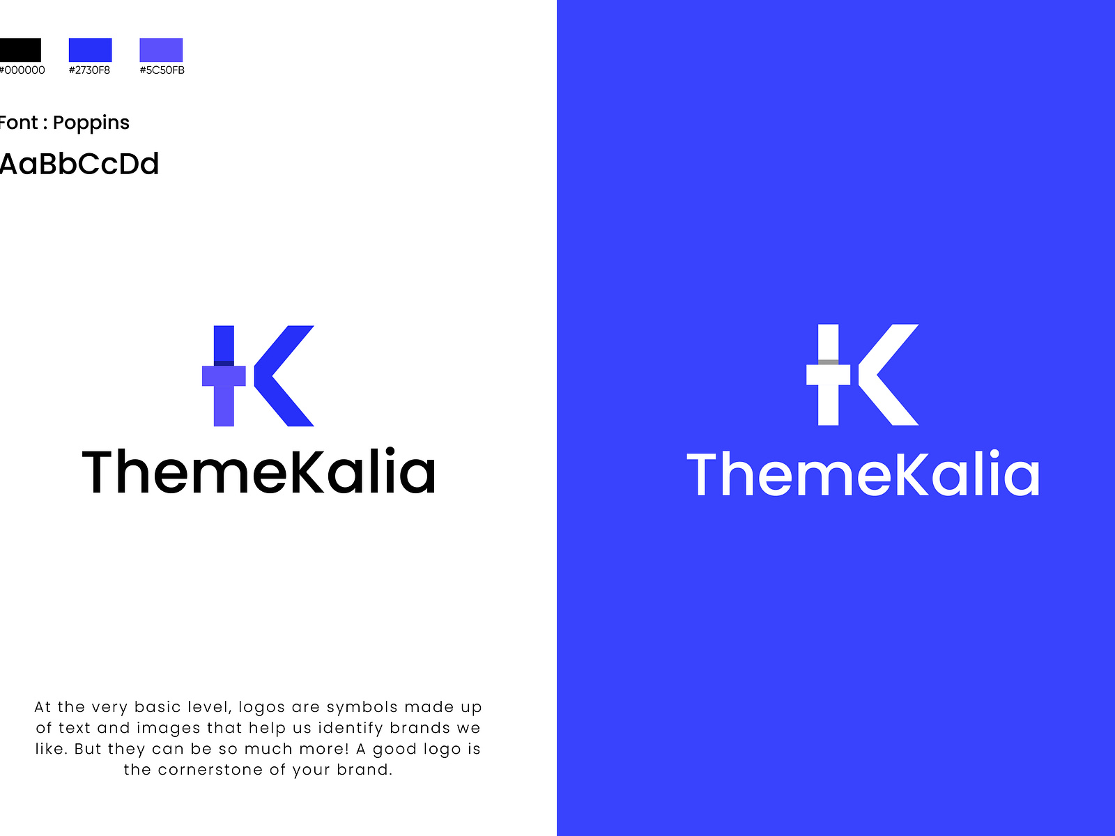tk letter logo । design logo । minimalist । modern logo by Md Alham on ...