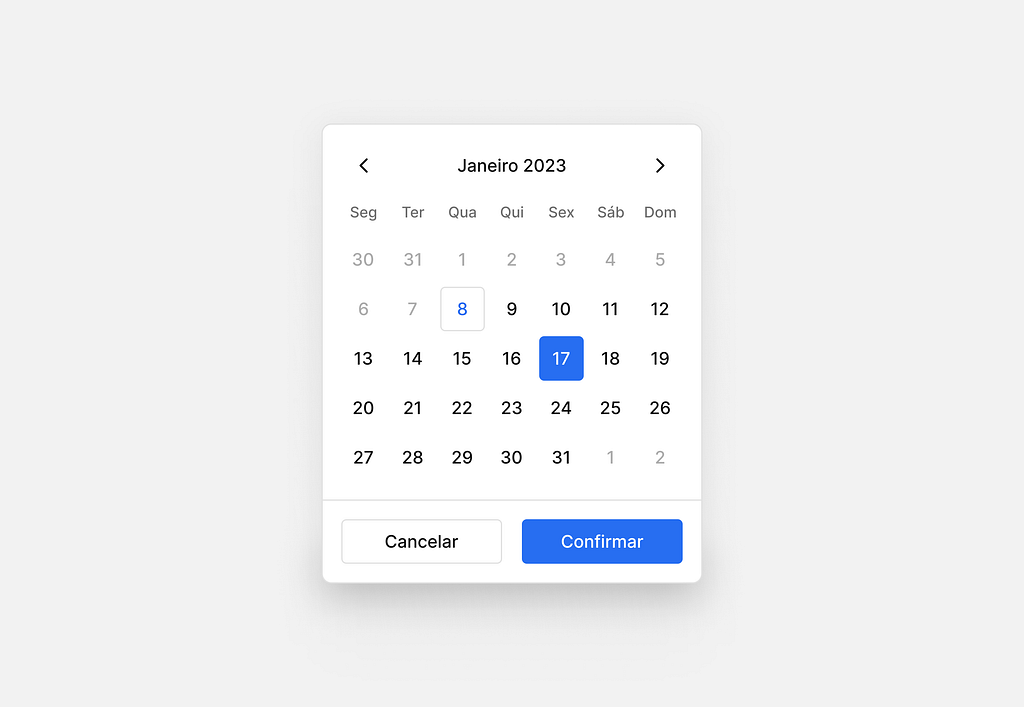 Date Picker - Design System Component by Hyago Nascimento on Dribbble