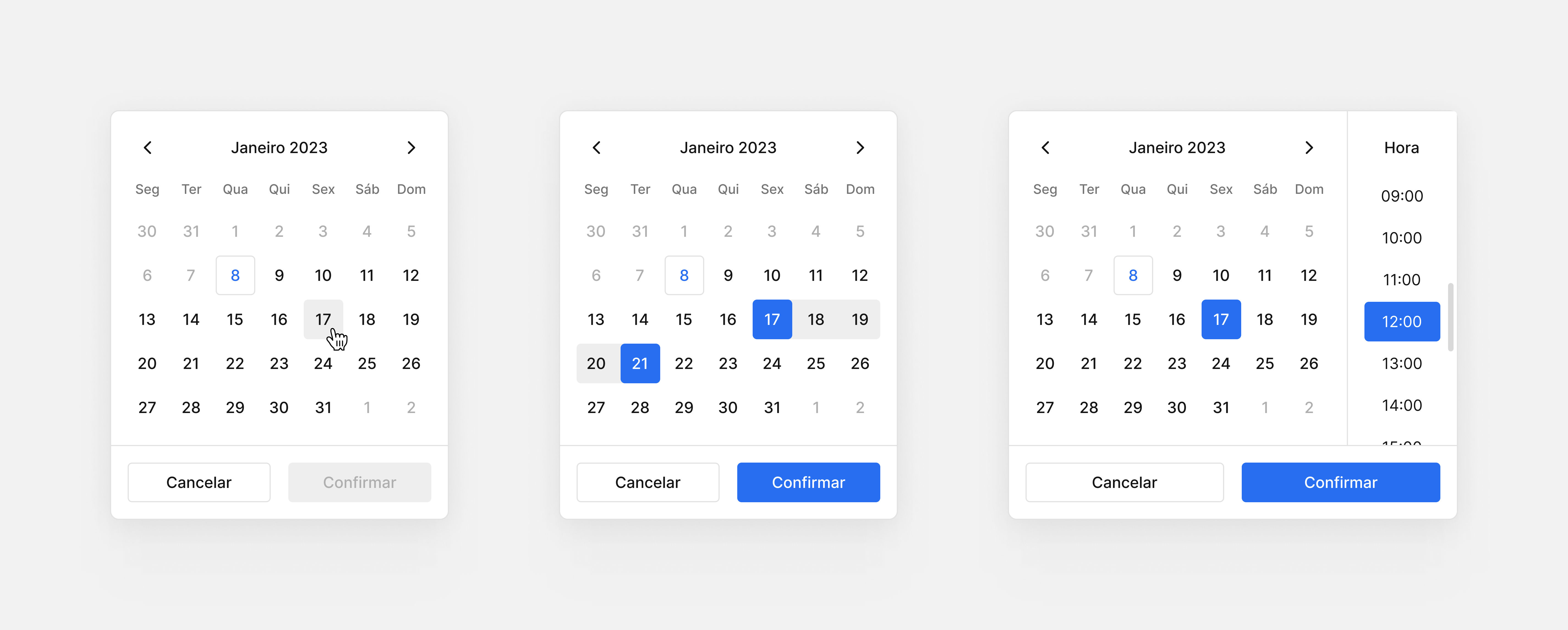 Date Picker - Design System Component by Hyago Nascimento on Dribbble