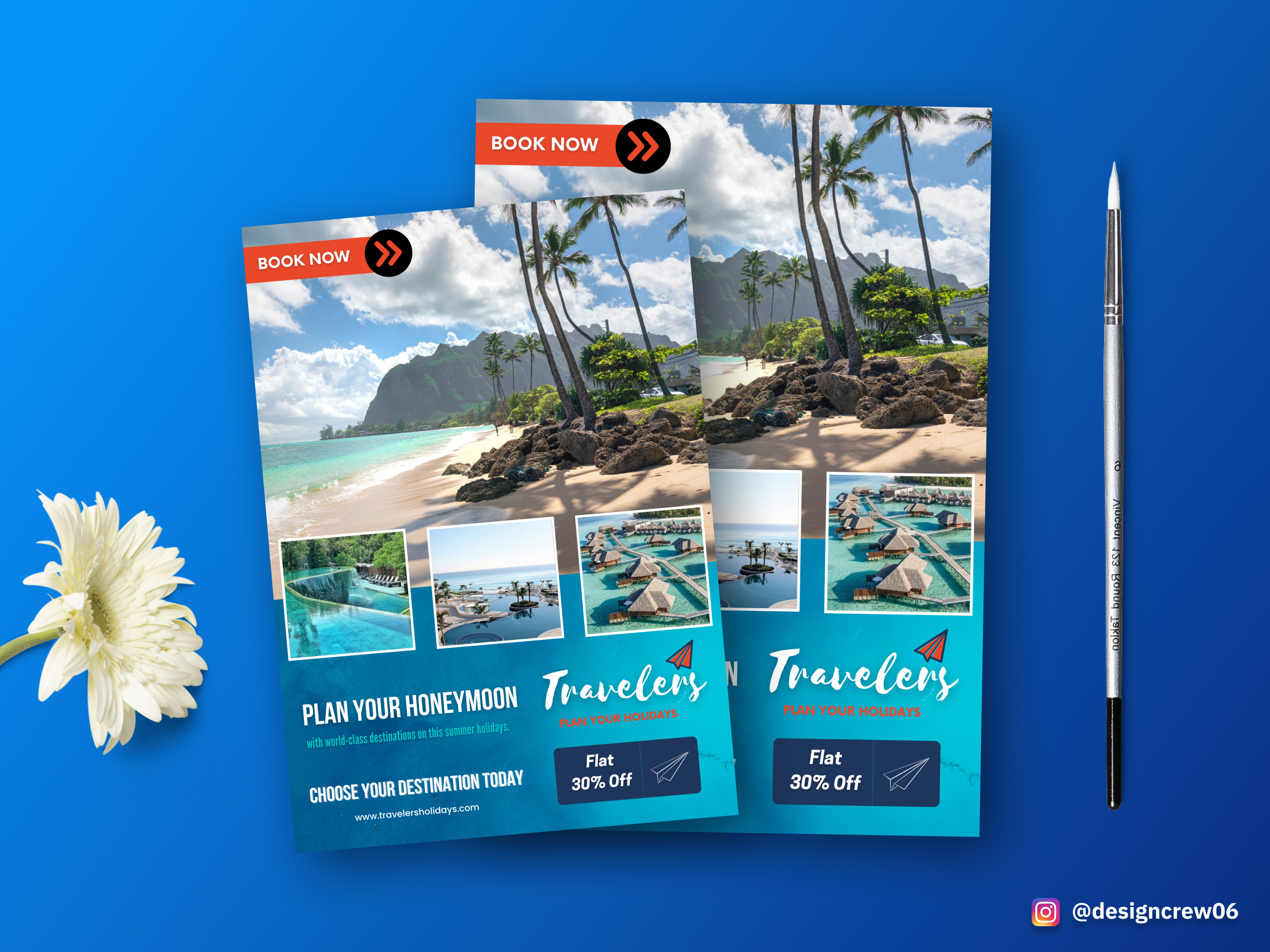 Travel Flyers by Rini Dhingani on Dribbble