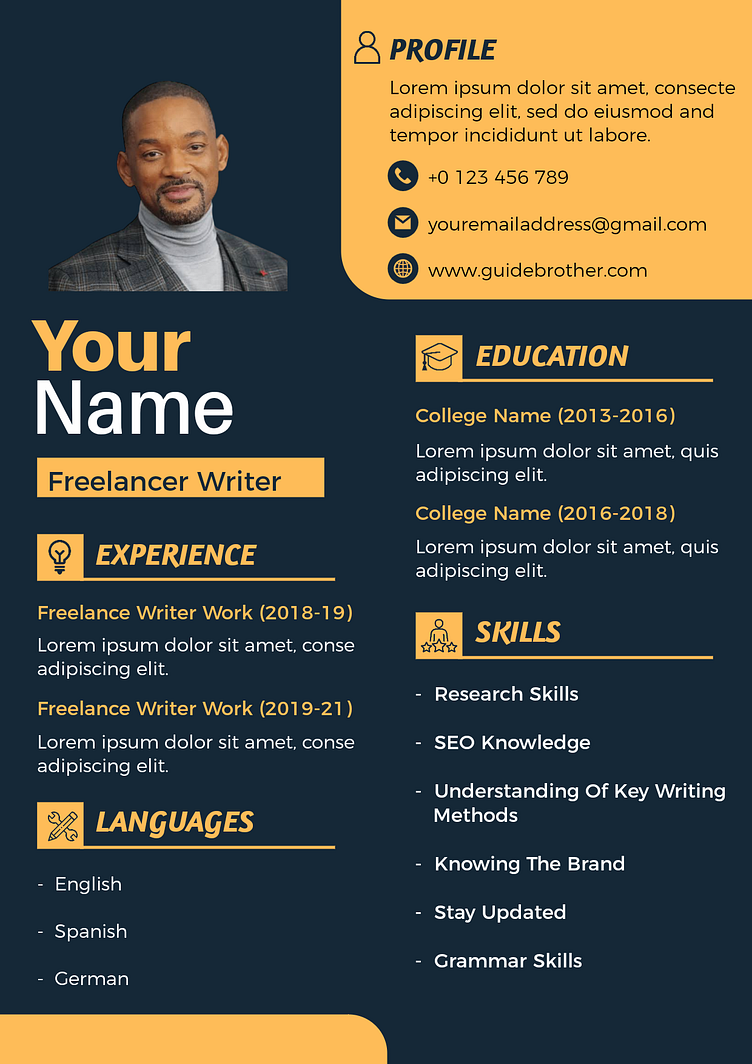 2023 Best professional cv templates for free download by Rony Pages on ... 2023 Best professional cv templates for free download by Rony Pages on ...