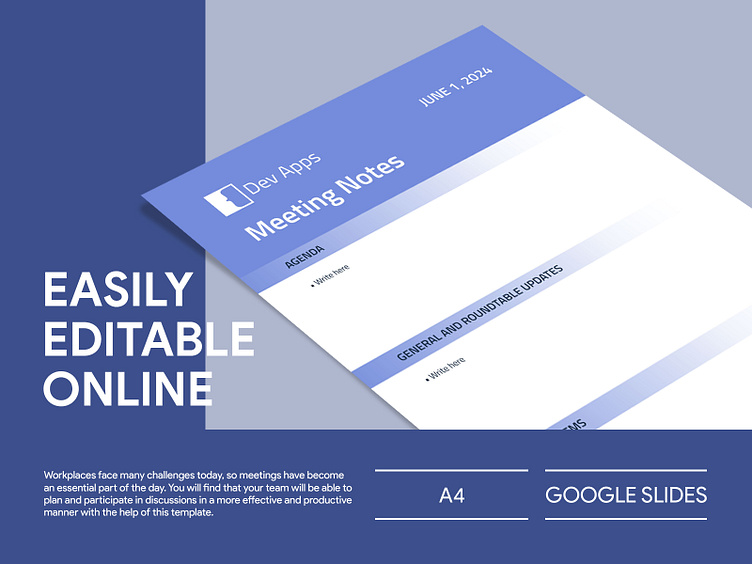 Meeting Agenda Notes Free Google Docs Template by Free Google Docs ...