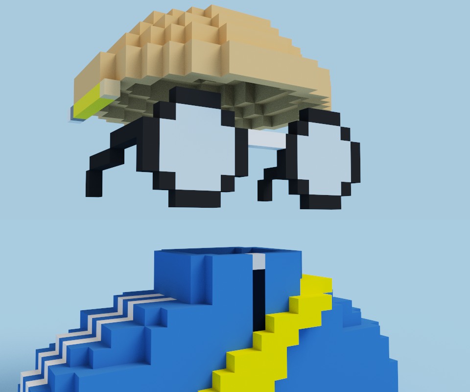 Voxel characters by Joanna on Dribbble