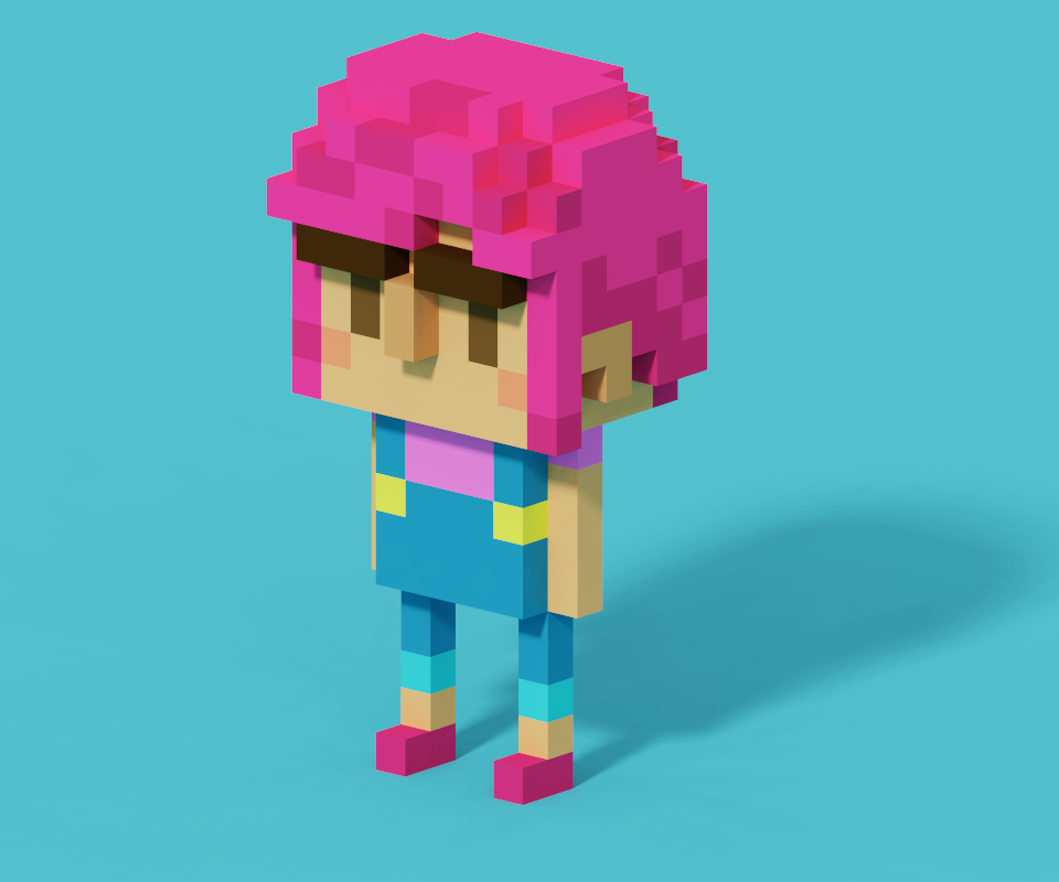 Voxel characters by Joanna on Dribbble