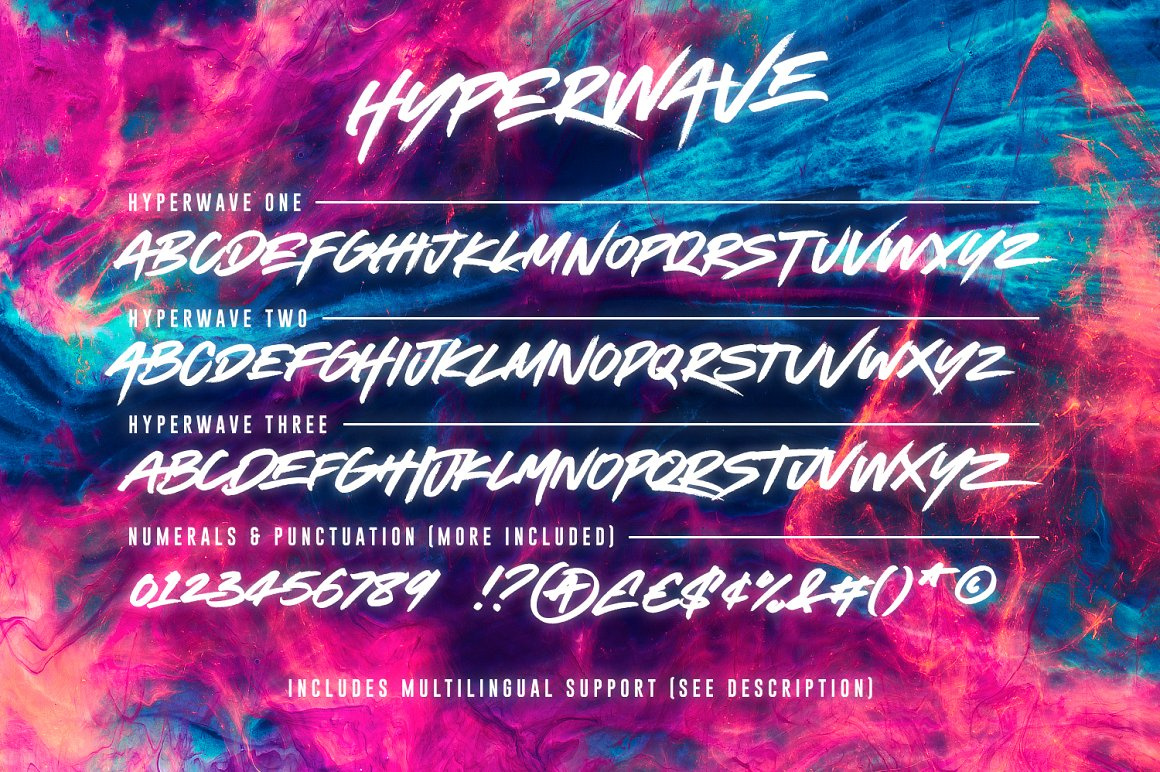 HYPERWAVE Marker Font by Abdull on Dribbble