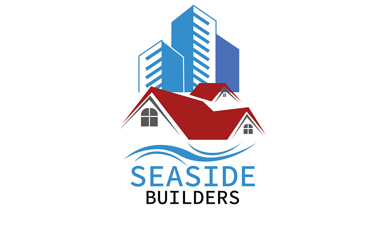 seaside builders new logo by Mr Khalil on Dribbble