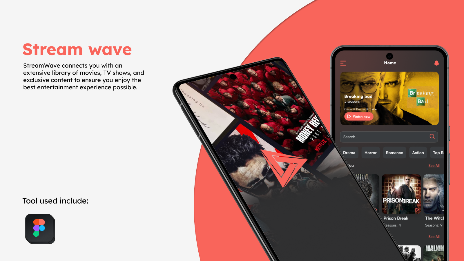 Video Streaming App Design designs, themes, templates and downloadable ...