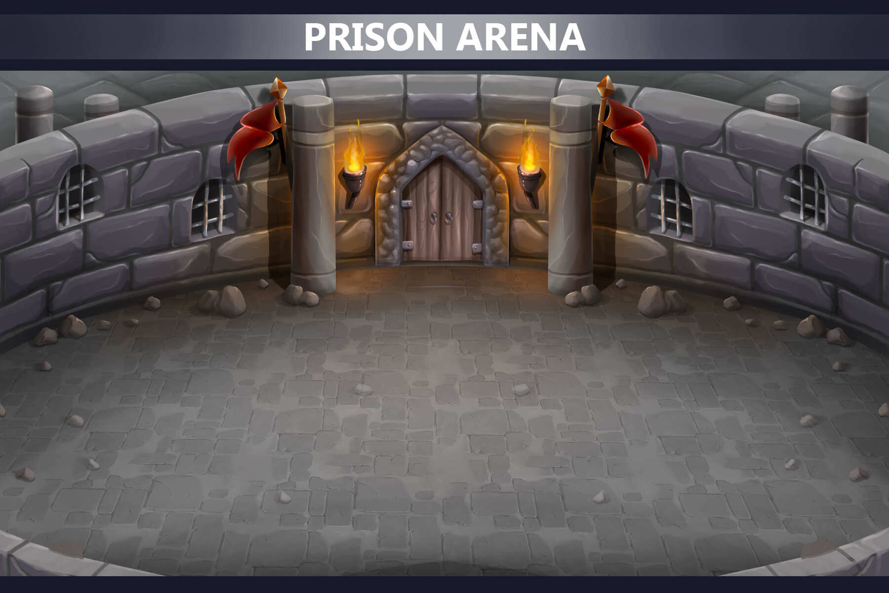 Castle Battle Arena Asset Pack by 2D Game Assets on Dribbble