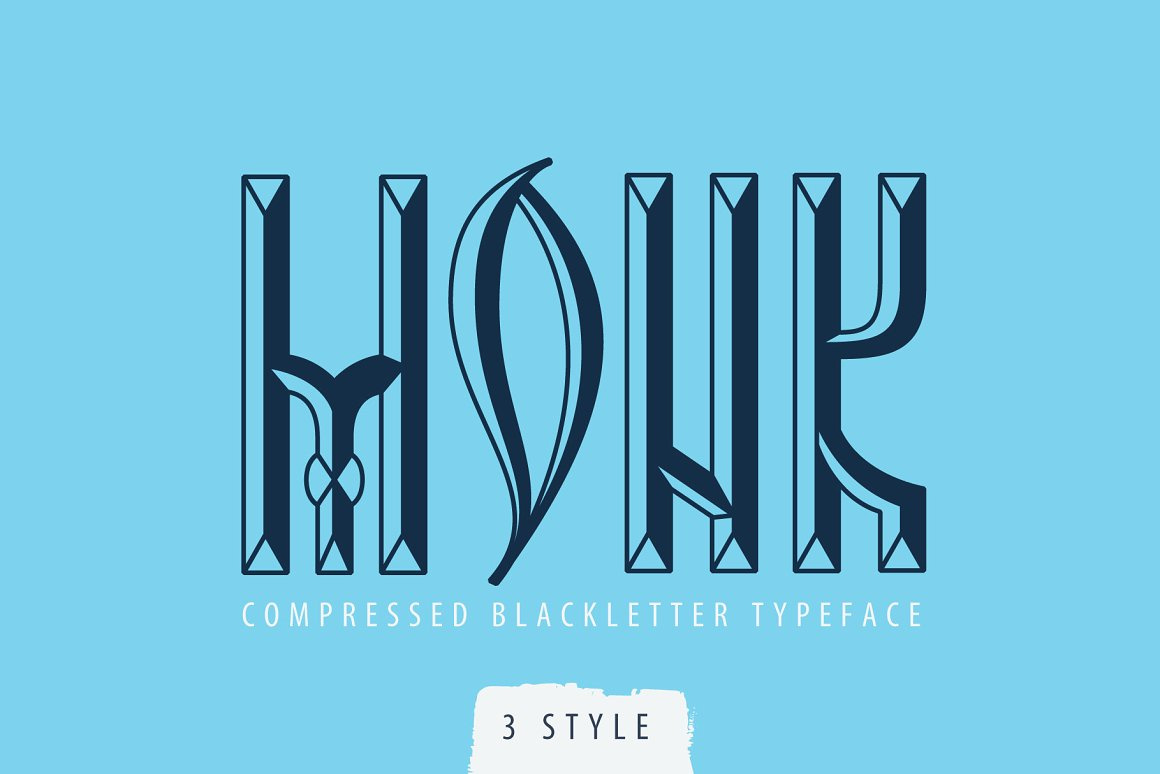 Northern Monk blackletter font by Kutipann.Desainn on Dribbble