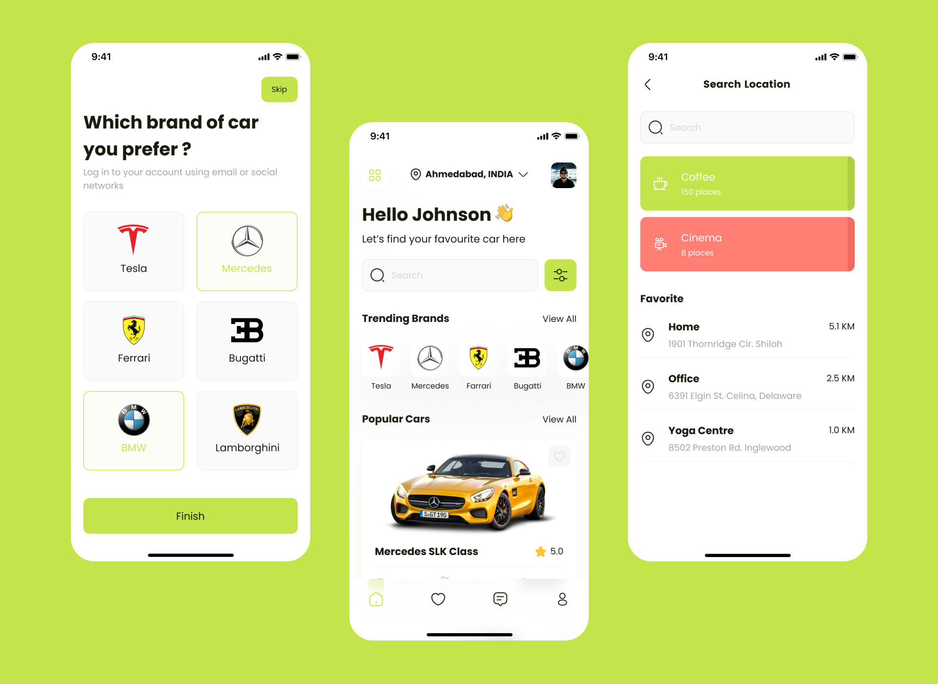 Car Rental App UI Kit by DIRID STUDIO on Dribbble