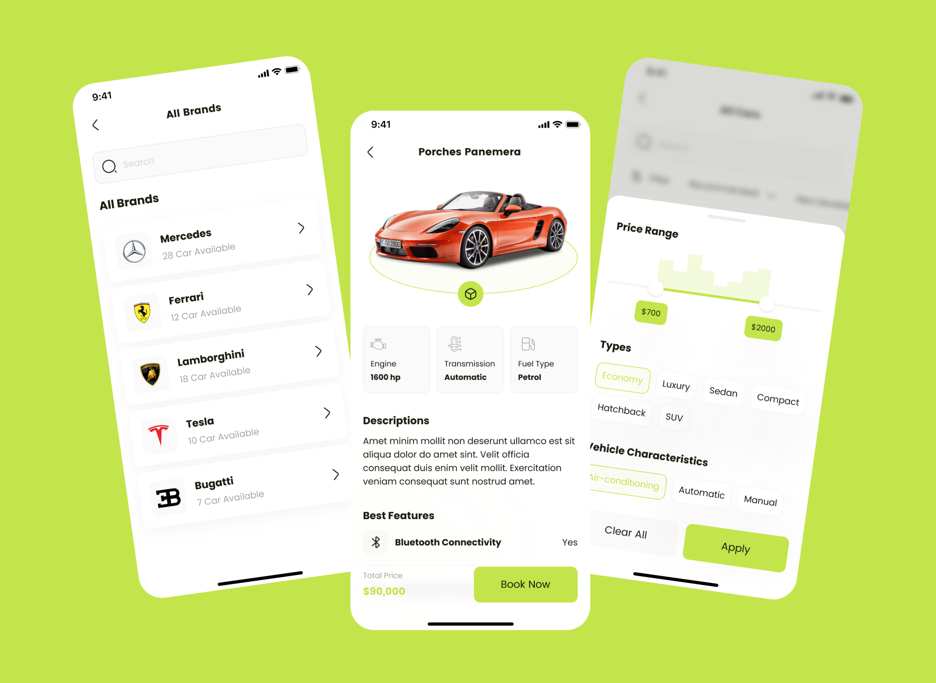 Car Rental App UI Kit by DIRID STUDIO on Dribbble