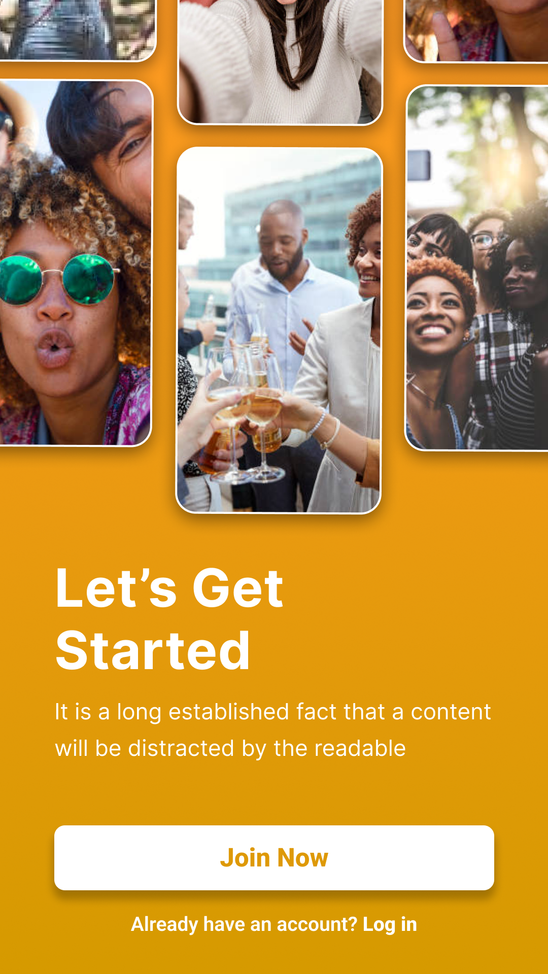 LINK UP Login Mobile UI Design by Armand Robinson on Dribbble