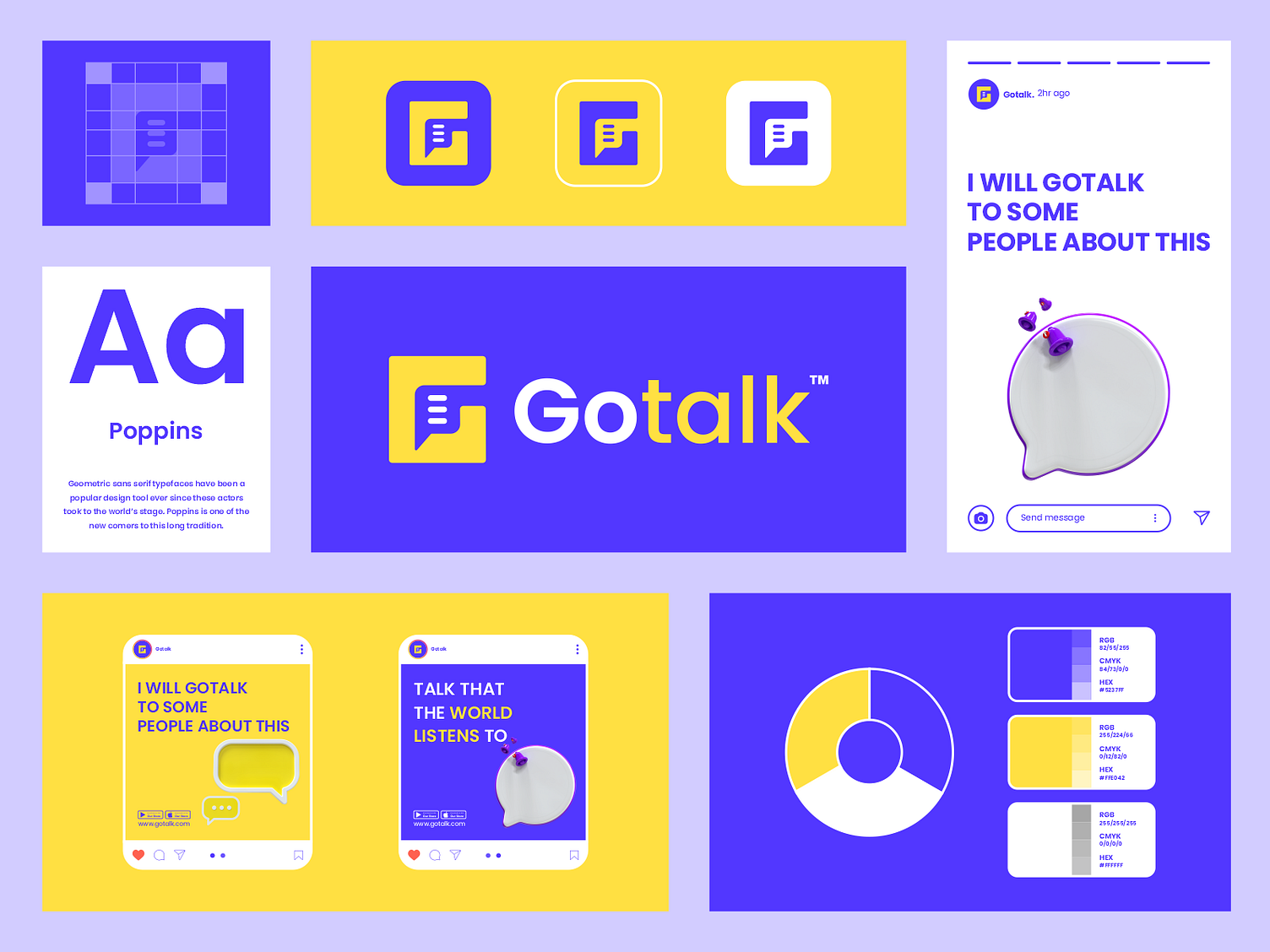 Gotalk Logo Concept by Reka Studio on Dribbble