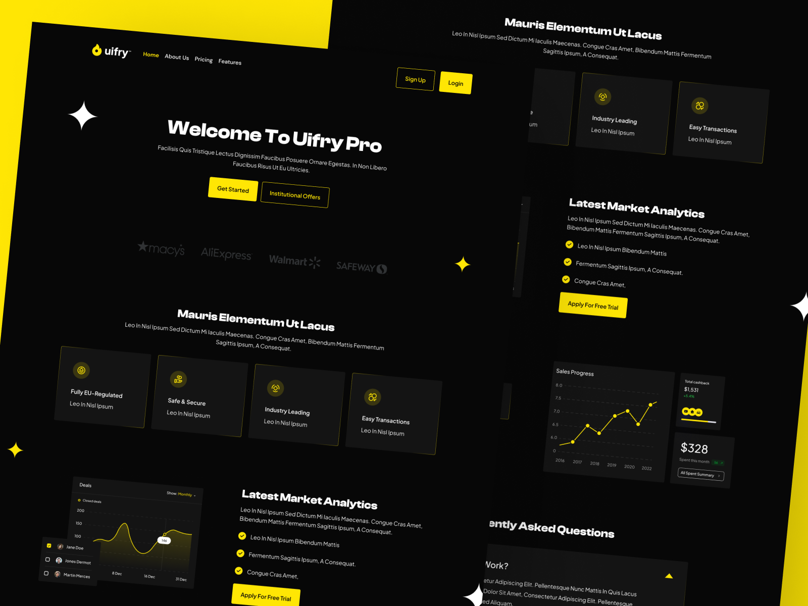 Saas Tool Landing Page By Uifry On Dribbble 