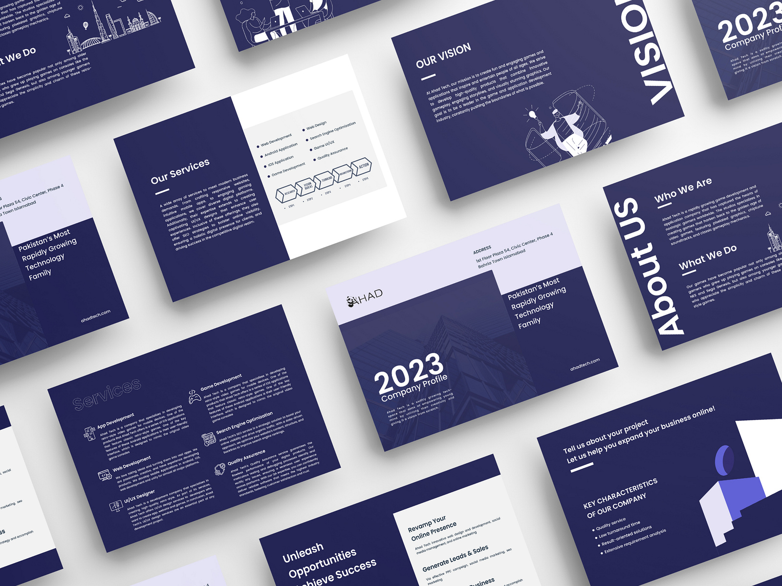 Company Profile - Website Design by kawish rehman on Dribbble