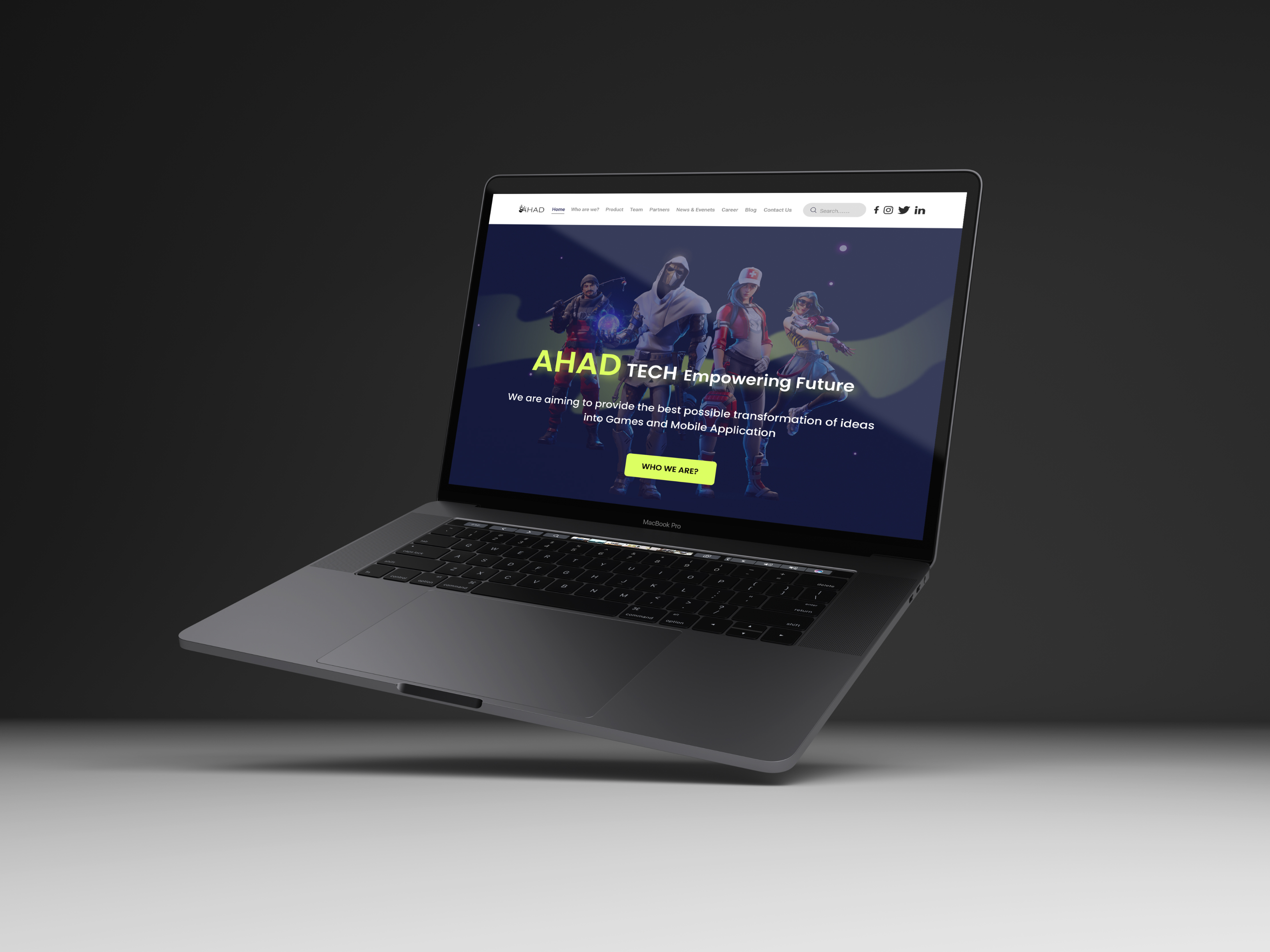 Company Profile - Website Design by kawish rehman on Dribbble