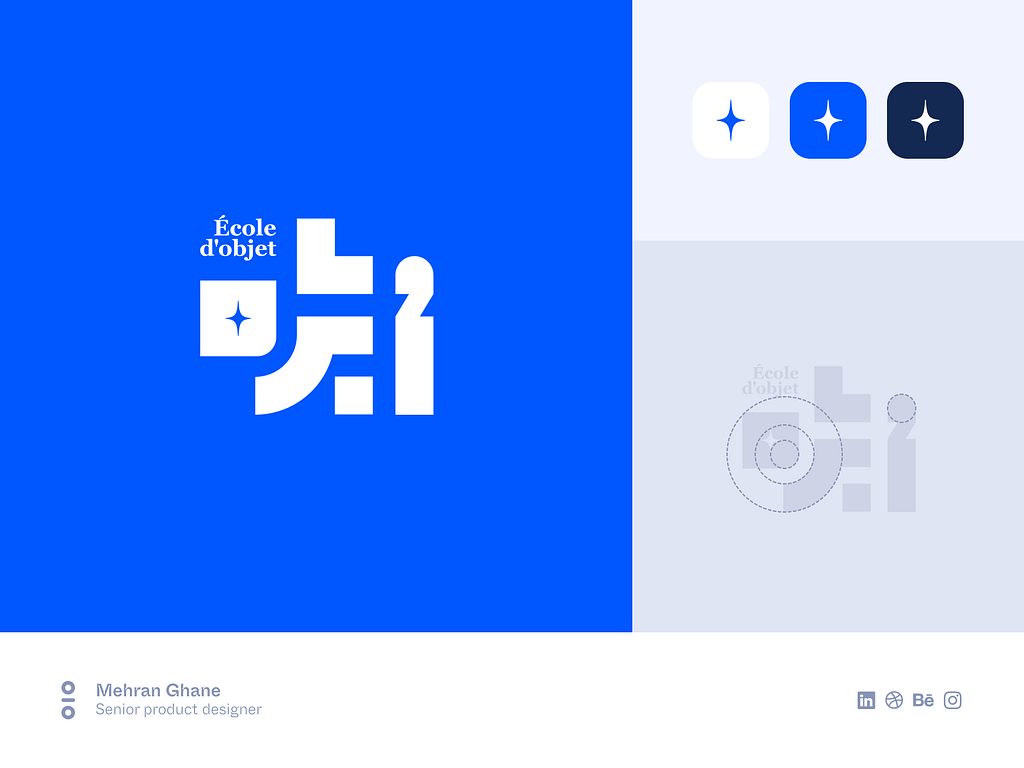 Objet logo design by Mehran Ghane on Dribbble