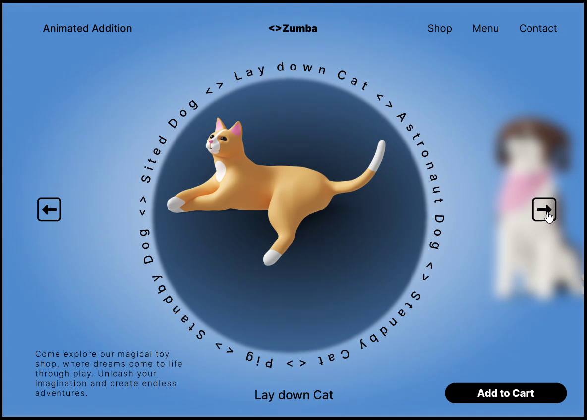 Animated Toy Design using figma ... by Jeni Khant on Dribbble