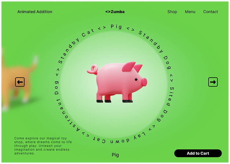 Animated Toy Design using figma ... by Jeni Khant on Dribbble