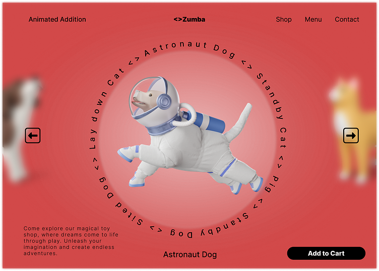 Animated Toy Design using figma ... by Jeni Khant on Dribbble