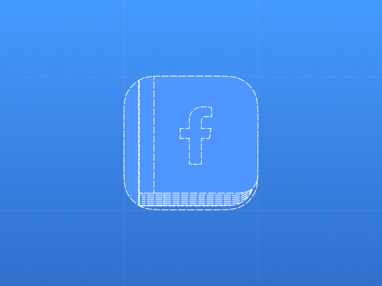 Facebook app icon - redesign concept by Eddy on Dribbble