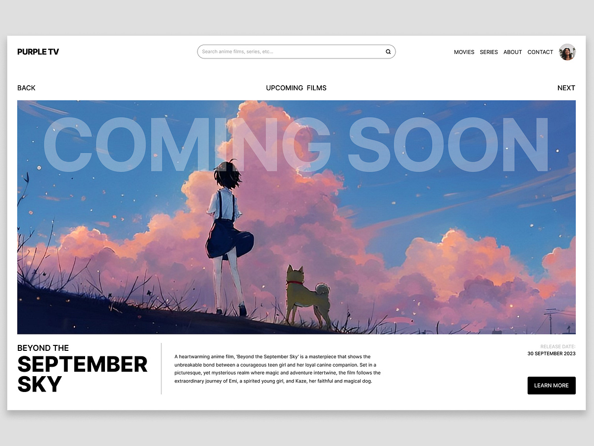 Browse thousands of Anime Website images for design inspiration | Dribbble