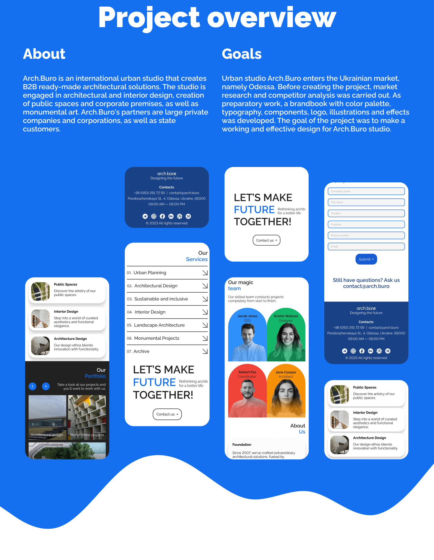 Arch.Buro Project by Tim Melnikov on Dribbble