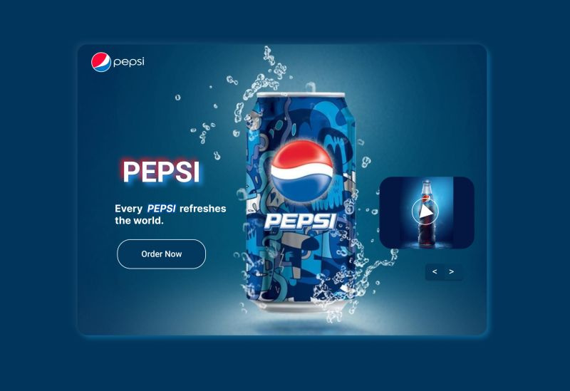 Creative UI Design for Pepsi Lover by David on Dribbble