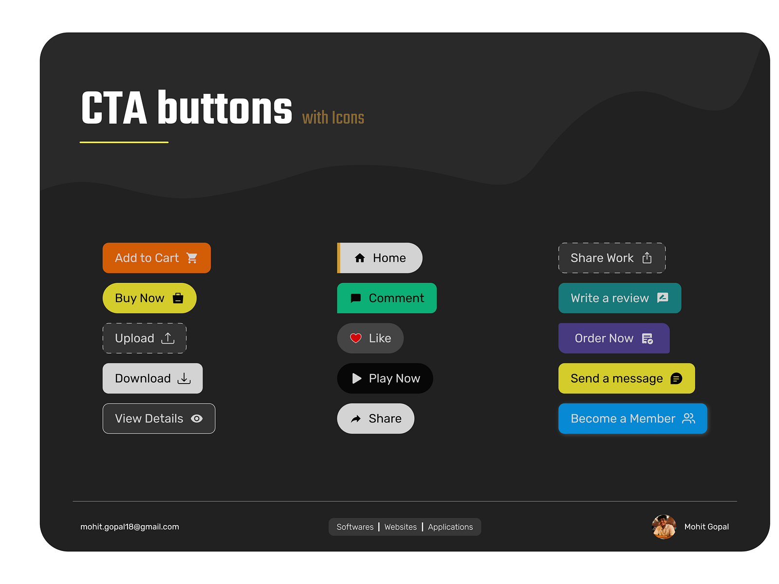 CTA buttons - UI Design by MannMogKala on Dribbble CTA buttons - UI Design by MannMogKala on Dribbble