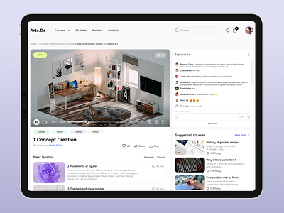 Education Platform by Ronas IT | UI/UX Team on Dribbble