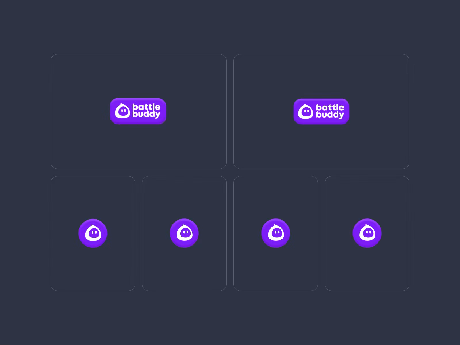 Battle Buddy — logo animations by Anton Tkachev for UI8 on Dribbble