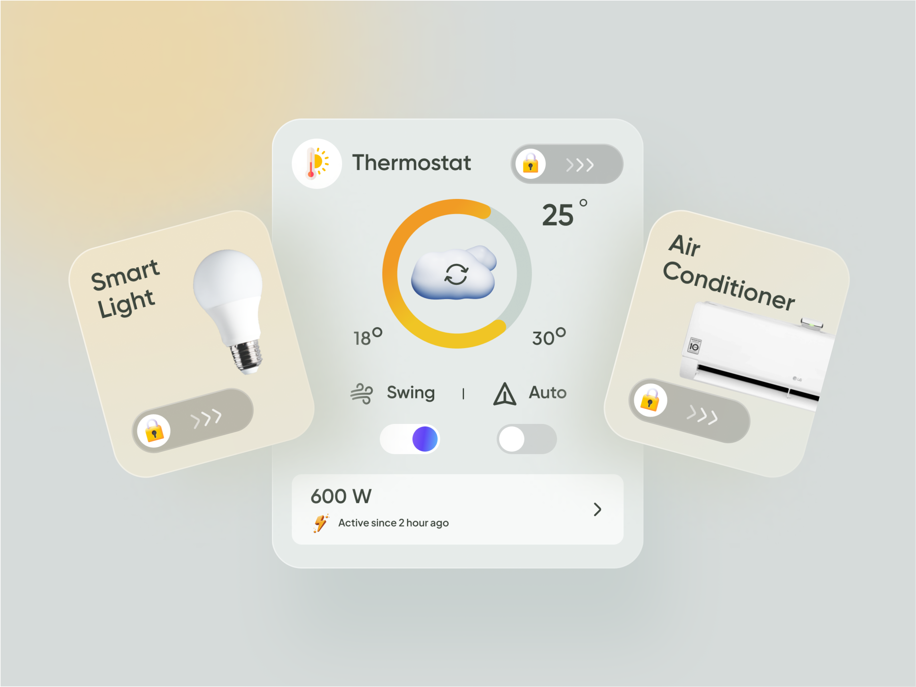 Smart Home App - Vision Pro by Sans Brothers on Dribbble