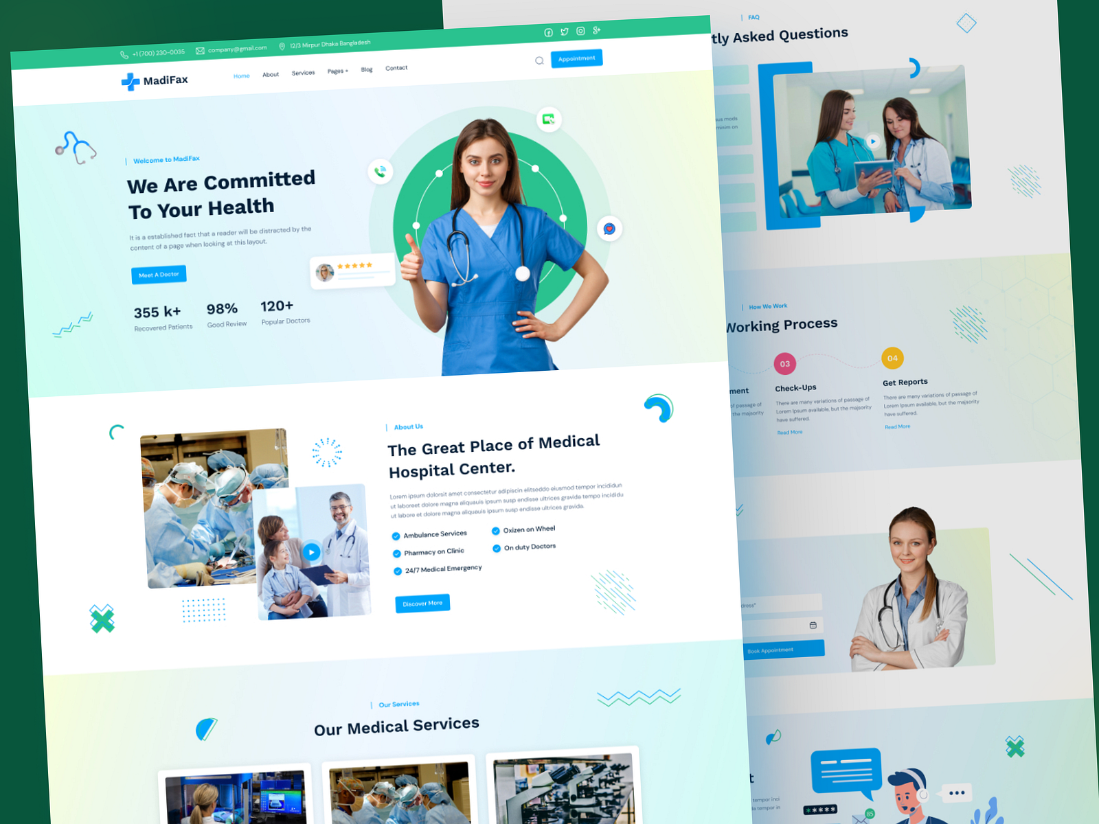 Medical and Healthcare UI Design Figma Template by Ui Barn on Dribbble Medical and Healthcare UI Design Figma Template by Ui Barn on Dribbble