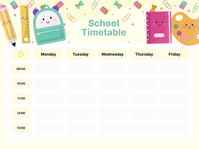 Browse thousands of Timetable images for design inspiration | Dribbble