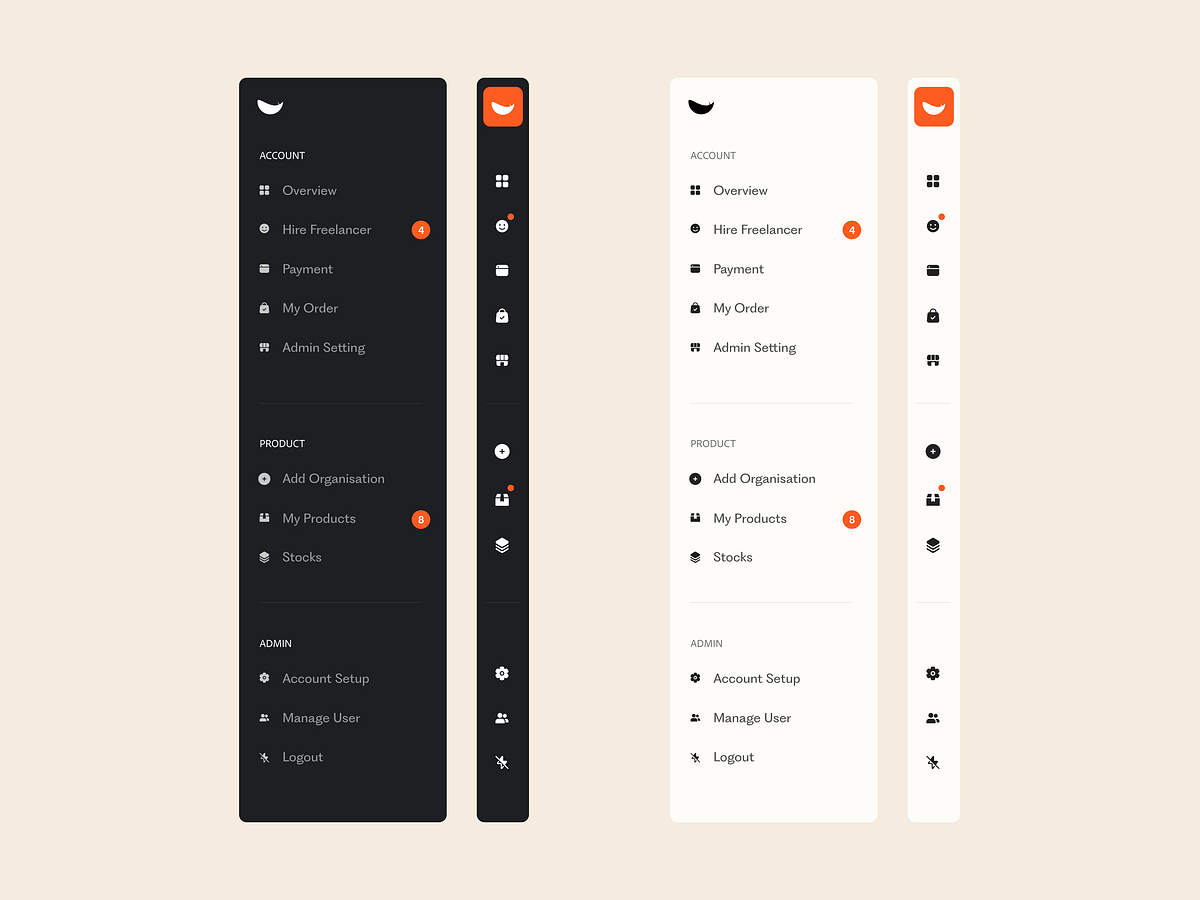 Browse thousands of Side Menu images for design inspiration | Dribbble