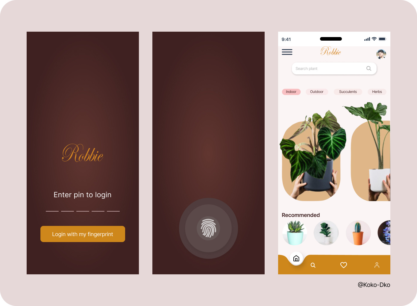 🧑‍💻A design of a biometric mobile UI by EHIZ OF MISTIAGENCY on Dribbble