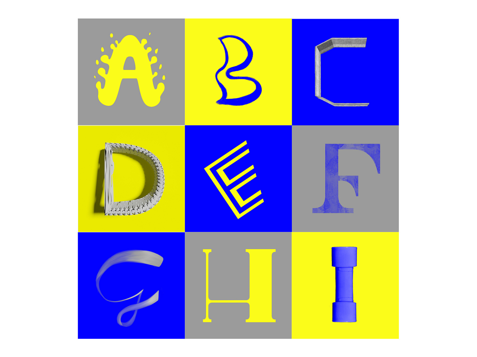 Lettering alphabet by Zsófia Ott on Dribbble