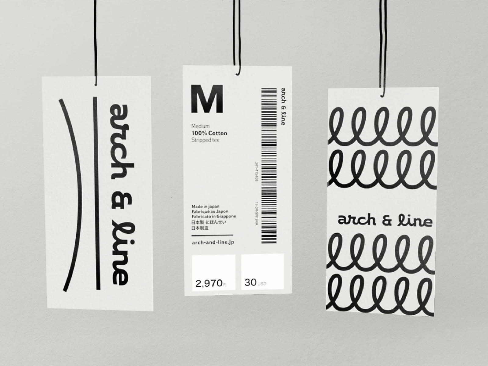 Arch & Line Tags by jiaan on Dribbble
