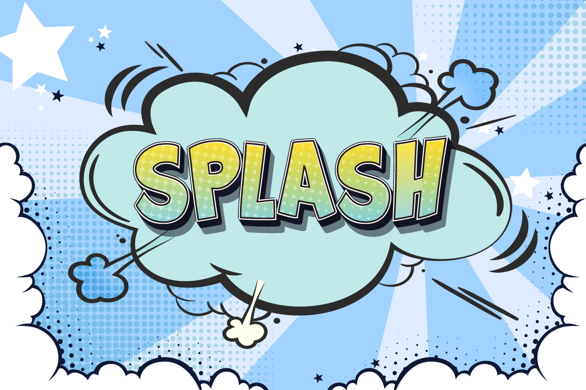 Comic text Styles by Designhut on Dribbble