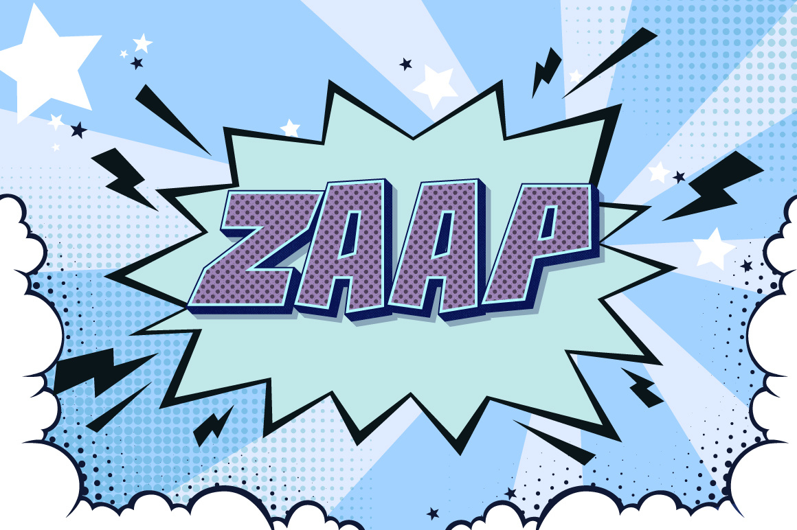 Comic text Styles by Designhut on Dribbble