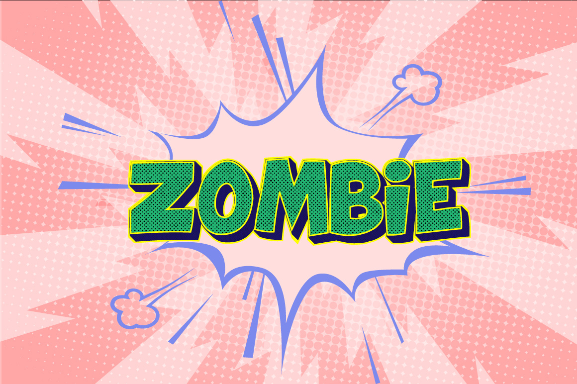 Comic text Styles by Designhut on Dribbble