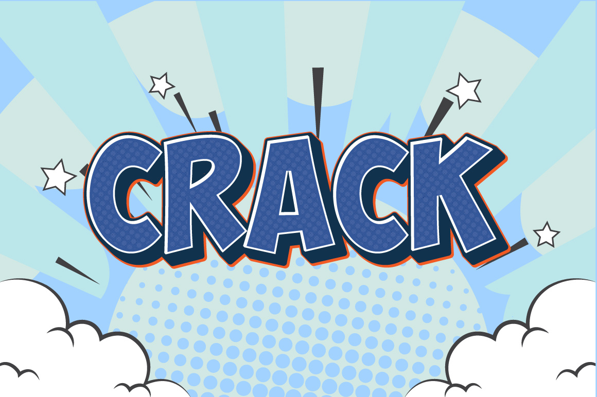 Comic text Styles by Designhut on Dribbble