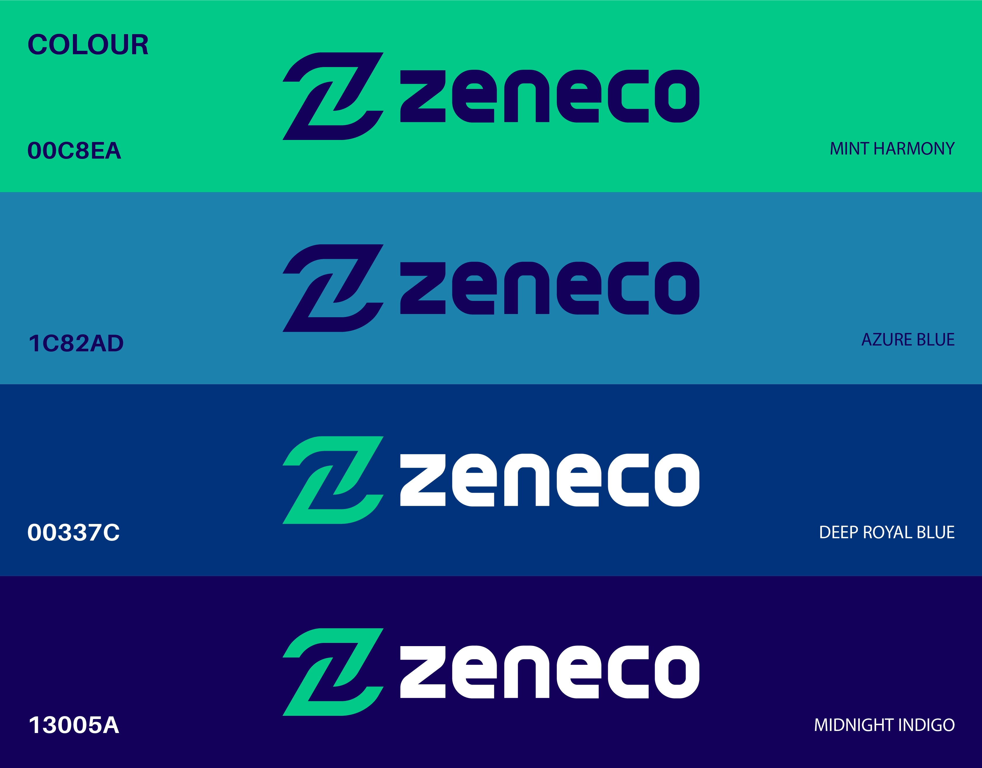 ZENECO LOGO & BRAND IDENTITY by DesignBoltage on Dribbble